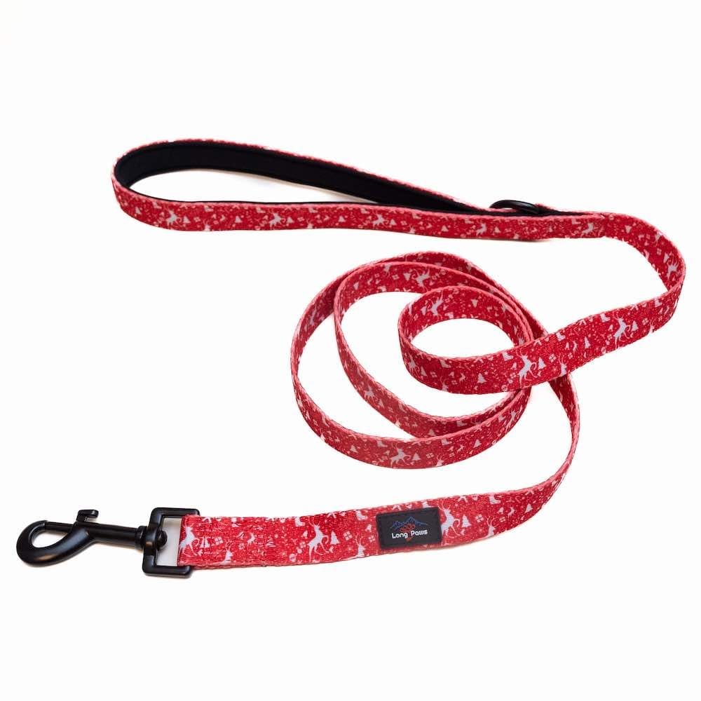 Funk The Dog Christmas Lead | Red Fair | Long Paws